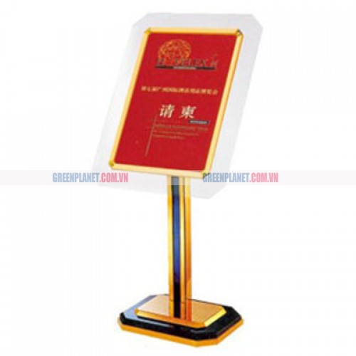 Bảng Menu nhà hàng bằng meka